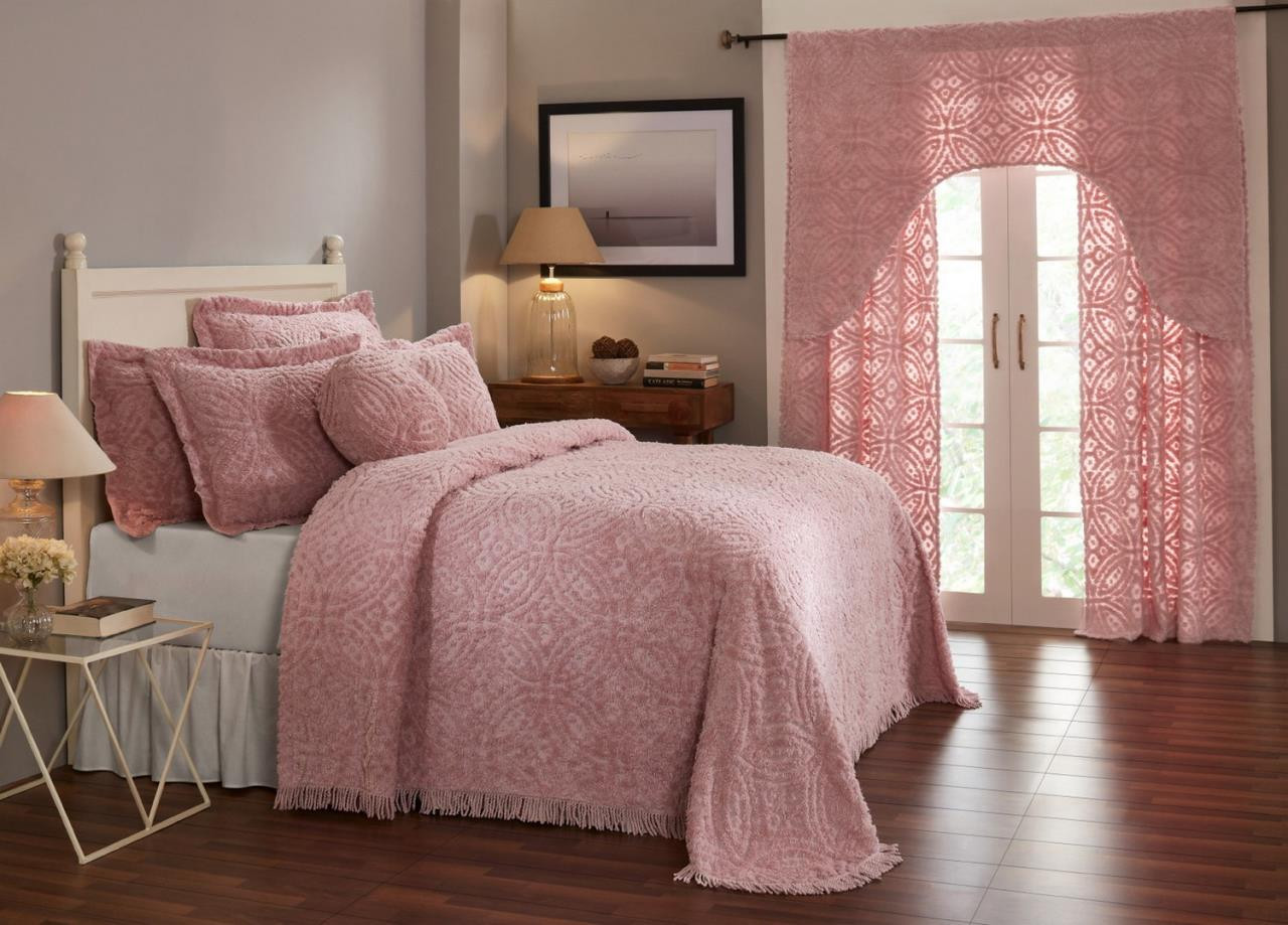Wedding Pink Bedspread by Better Trends | Paul's Home Fashions