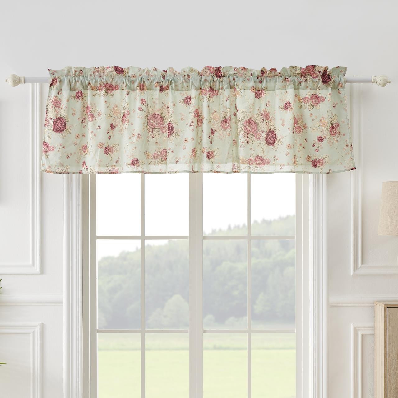 Antique Rose Blue Valance by Greeenland Home Fashions | Paul's Home ...