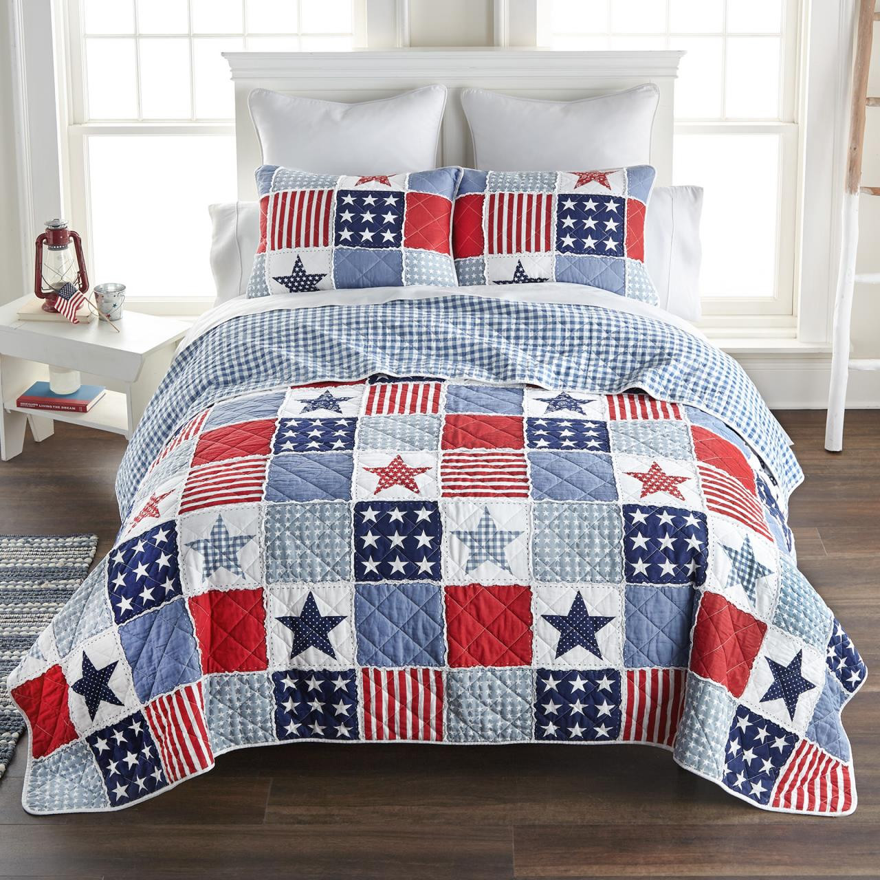 Star & Stripe Quilt Set by Your Lifestyle By Donna Sharp | Paul's Home ...
