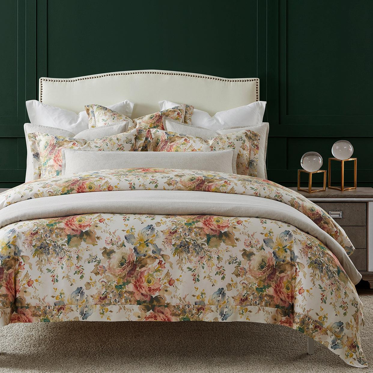 Jardin Lyocell Salmon Bedding Collection by HiEnd Accents | Paul's Home ...