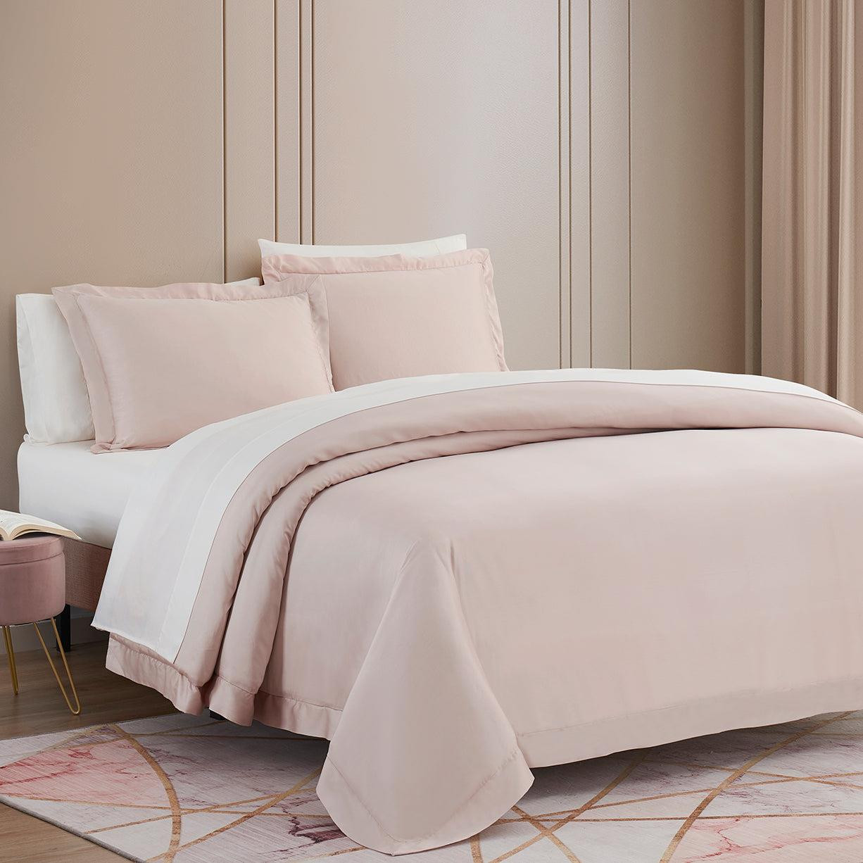 Lyocell Blush Bedding Collection by HiEnd Accents | Paul's Home Fashions