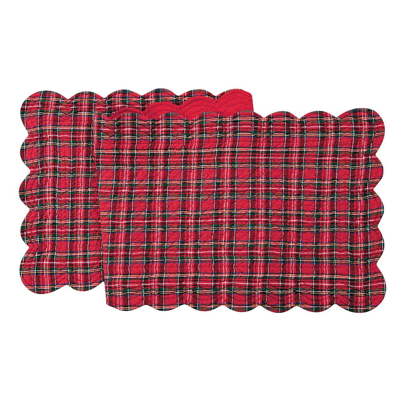 Red Plaid Table Runner by C&F Home | Paul's Home Fashions