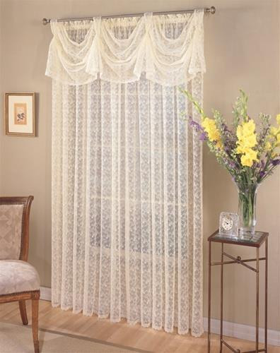 Priscilla Bridal Lace Curtain - Paul's Home Fashions