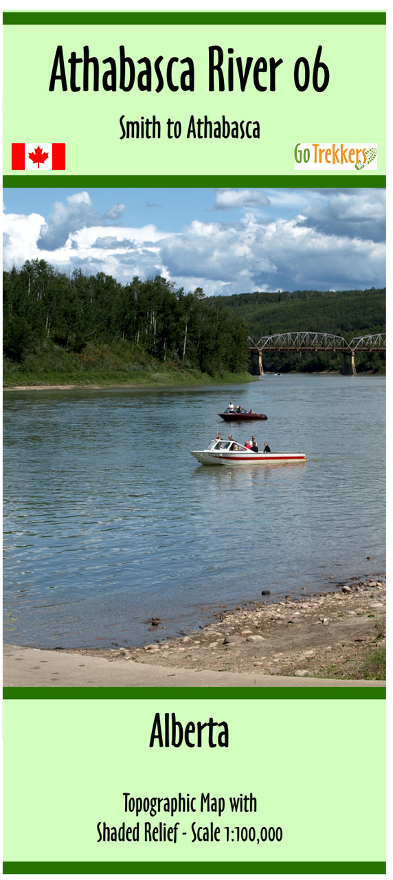 Athabasca River Map