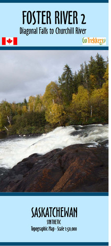 Foster River 1 2 Canoe Routes Map | GoTrekkers Map Store