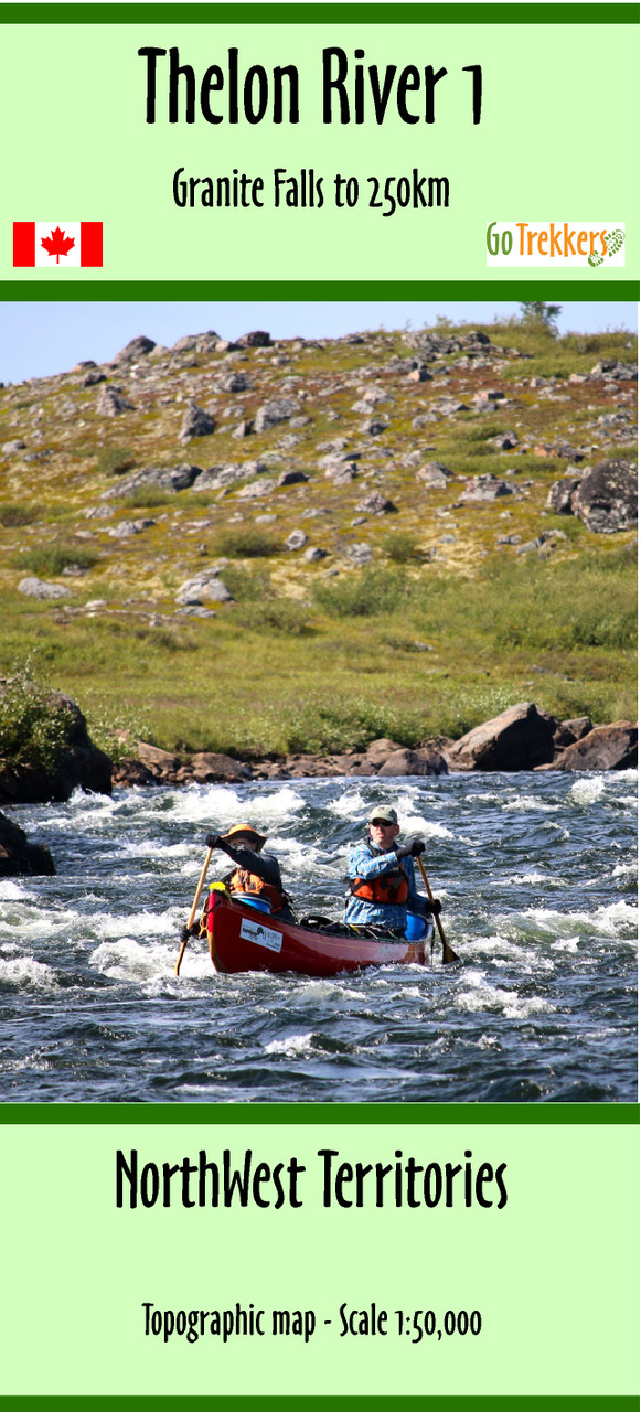 Thelon River Map set | Canoe Routes | GoTrekkers Map Store