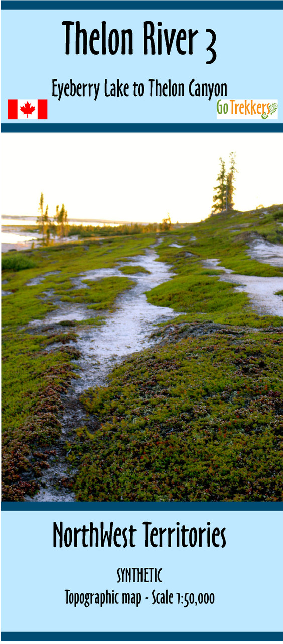 Thelon River Map set | Canoe Routes | GoTrekkers Map Store