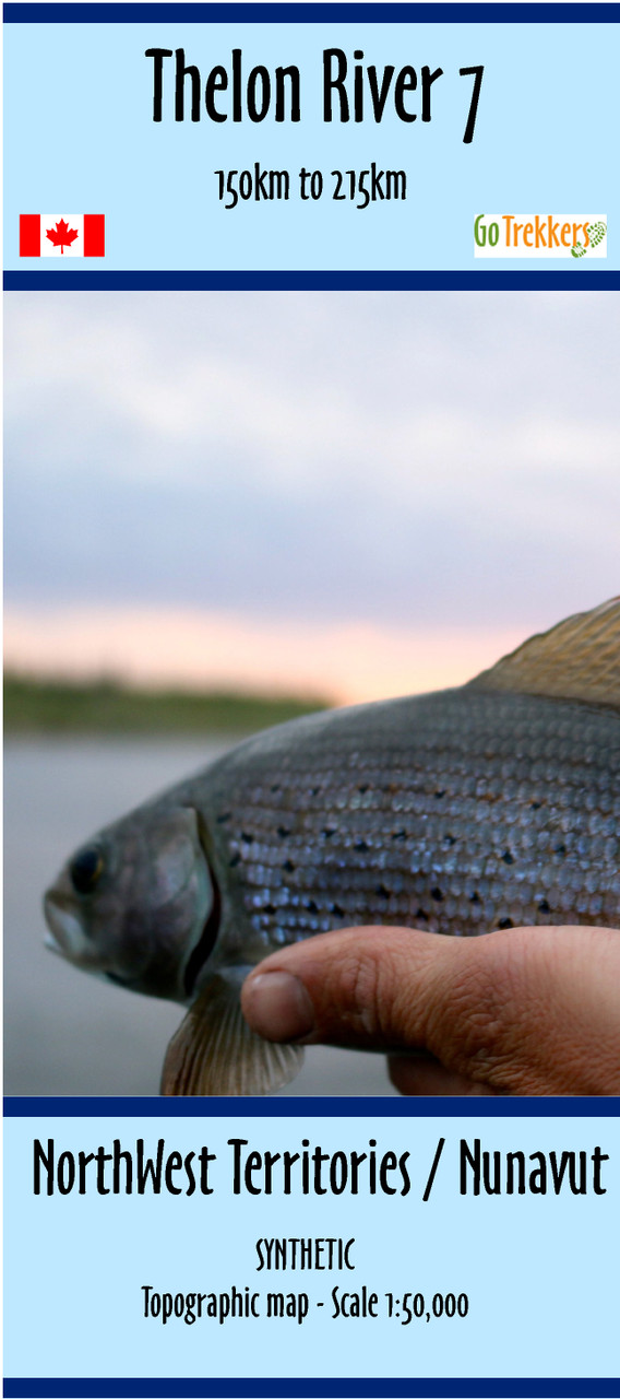 Thelon River Map set | Canoe Routes | GoTrekkers Map Store