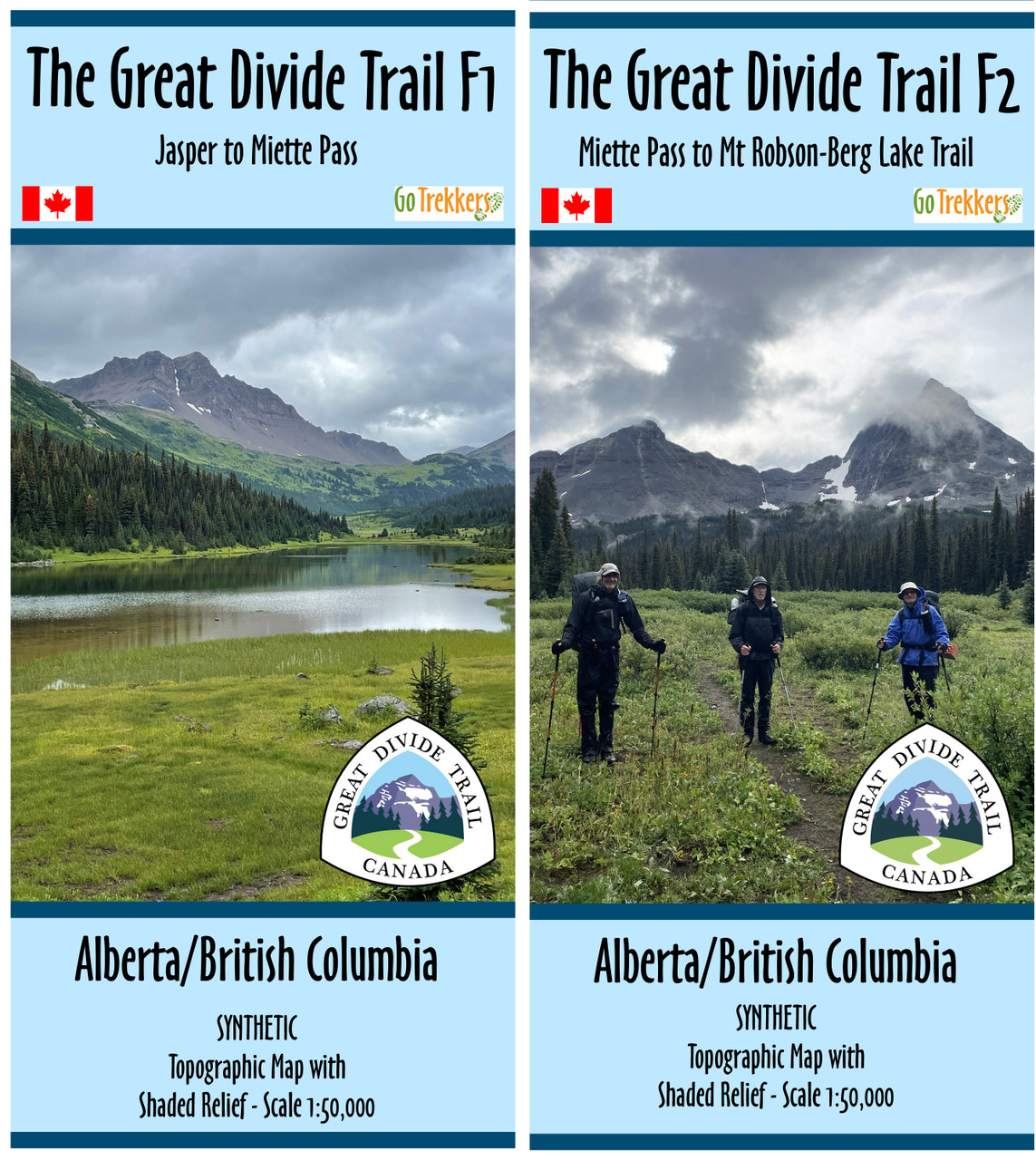 The Great Divide Trail: Section F: Jasper to Mt Robson-Berg Lake Trail ...