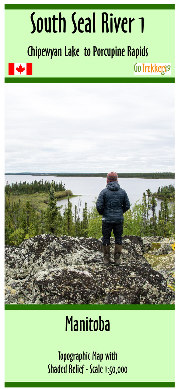 South Seal River 1 - Chipewyan Lake to Porcupine Rapids map - GoTrekkers