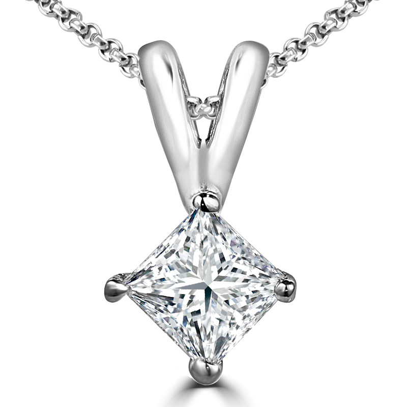 Single Diamond Necklace
