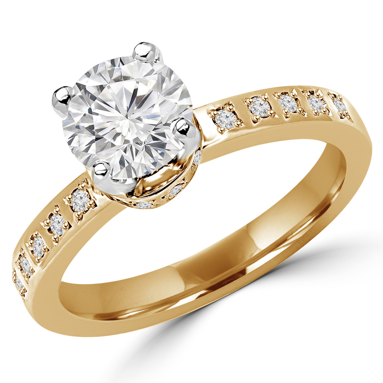 Flush Engagement Rings | Bijoux Majesty