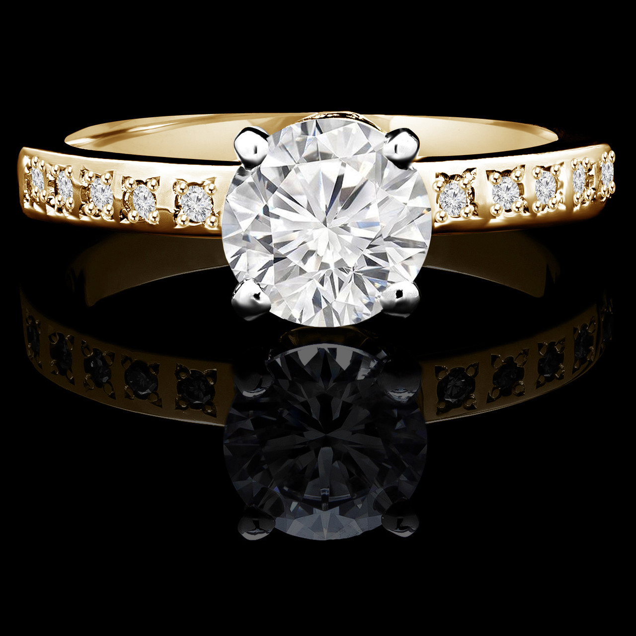 Flush Engagement Rings | Bijoux Majesty