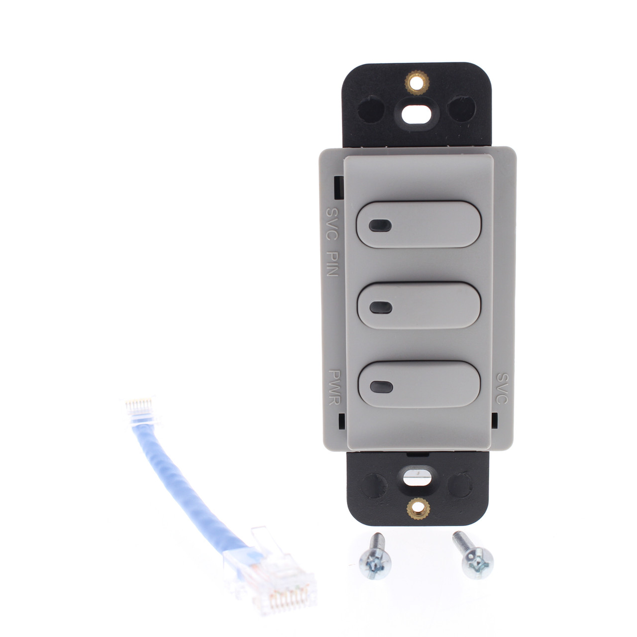 🏠 Hubbell Gray LoadLogic Smart Switch for Controller 3-Button w/Pilot ...