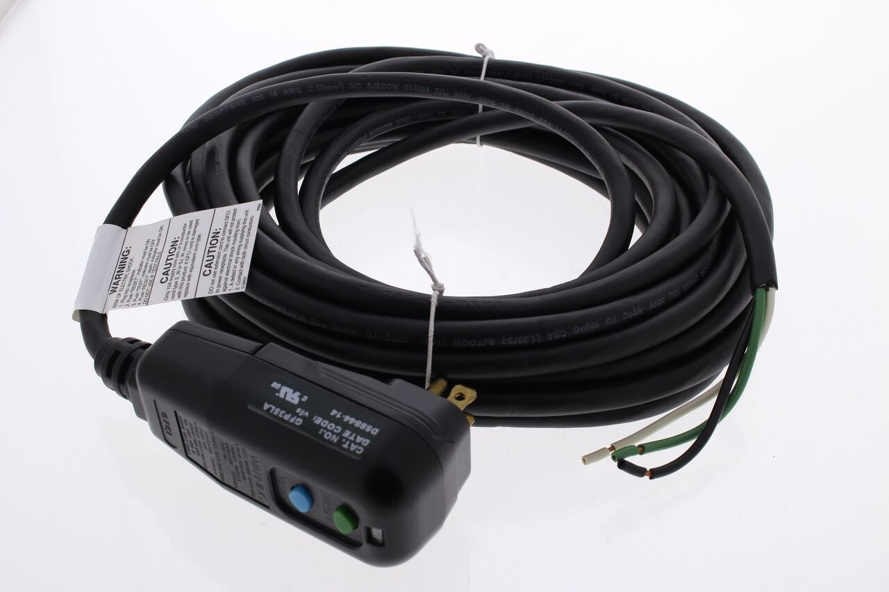 🏠 Hubbell OEM GFCI Plug 35' Cord Set Automatic Reset 15A 125V ...