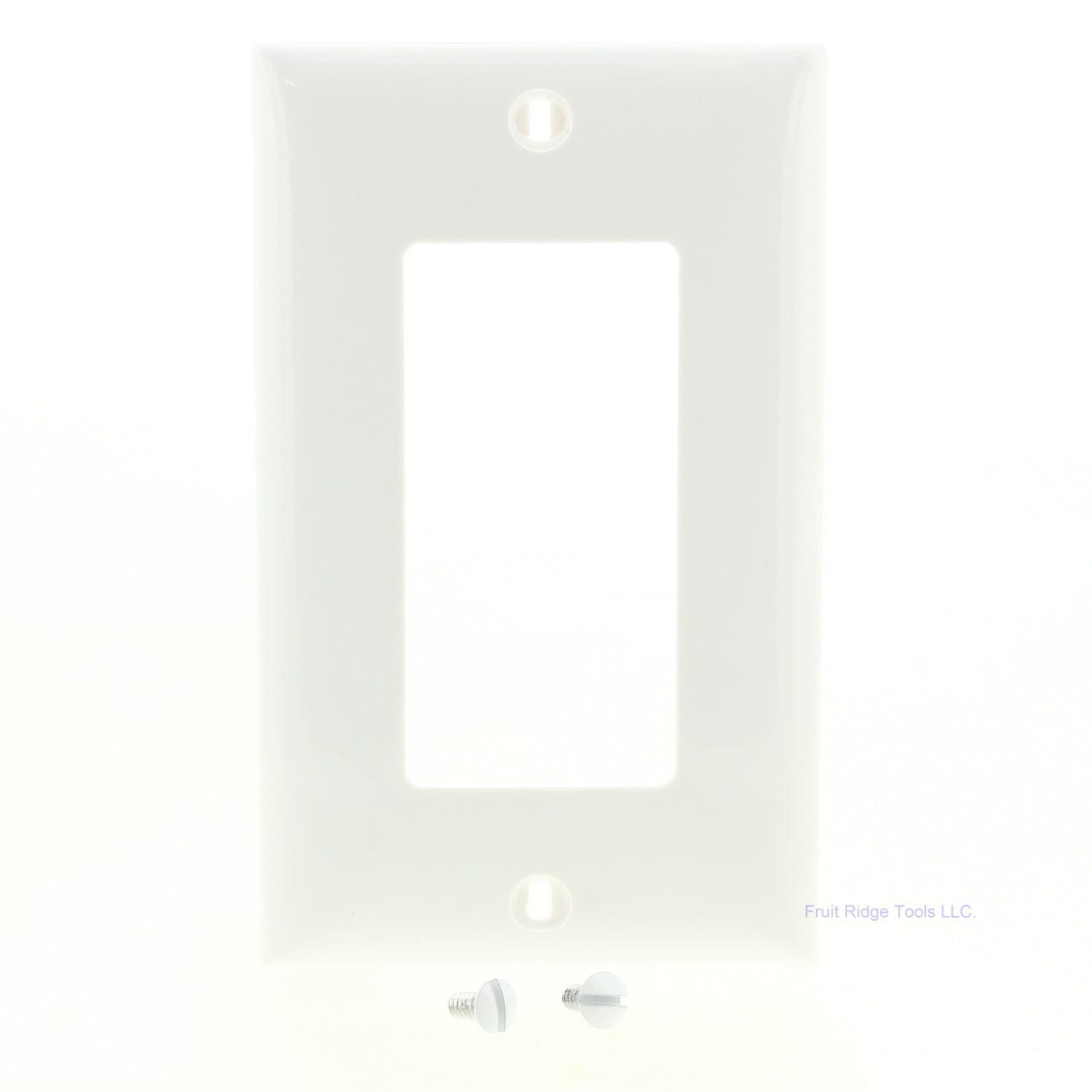 🏠 Mulberry White UNBREAKABLE Standard 1-Gang Decorator/GFCI/Rocker ...