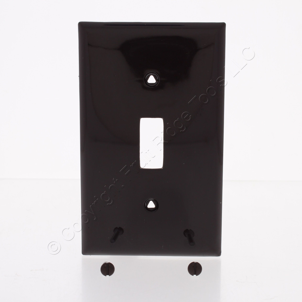 🏠 Eaton Brown 1-Gang Unbreakable Toggle Switch Cover Wall Plate ...