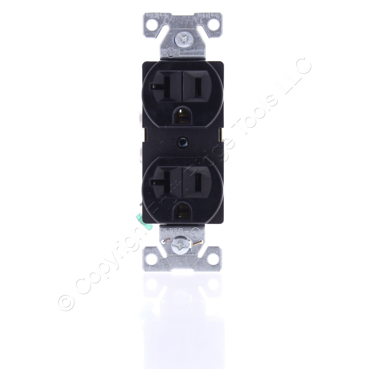 🏠 10 Eaton Black Construction Grade Duplex Receptacle Outlets 5-20R 20A ...