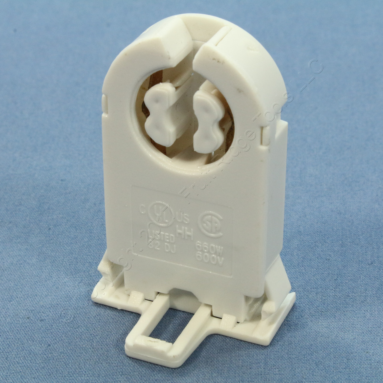 🏠 HH Fluorescent Tall Rotary Lock Medium Bi-Pin Snap In Internally ...