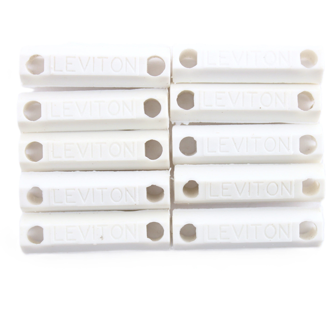 🏠 10 White Leviton Ball Chain Connector Insulating Links Thermoplastic ...