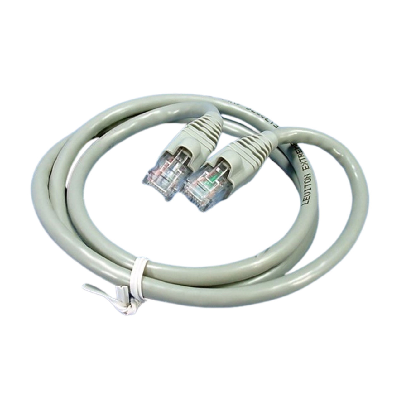 🏠 Leviton Gray Cat 6+ 3 Ft Ethernet LAN Patch Cord Network Cable Booted ...