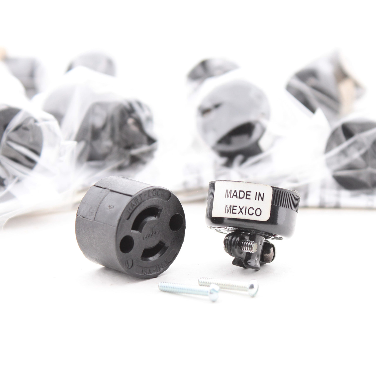 🏠 10 Cooper Hart-Lock ML-1 Midget Type Locking Connector Plugs Twist ...