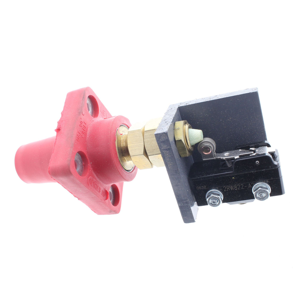🏠 Leviton Red Cam Plug Panel Mount Receptacle 16 Series Threaded Stud w ...