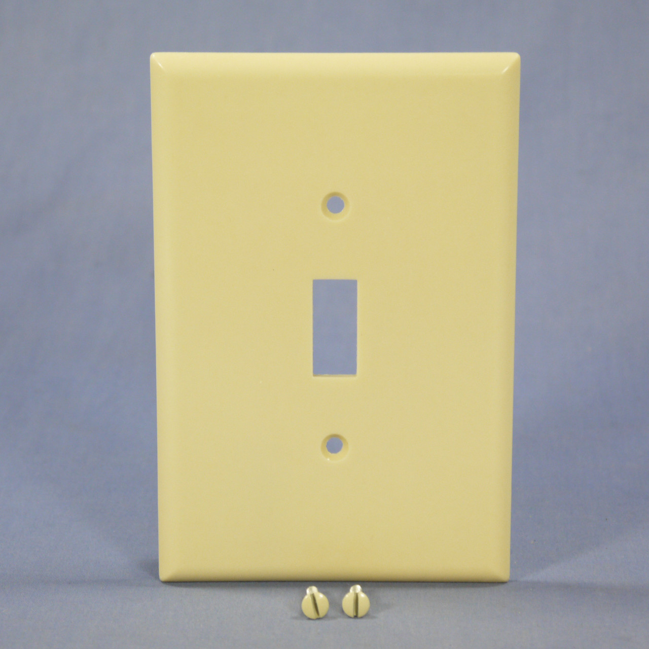 🏠 Eagle Ivory JUMBO 1-Gang Toggle Switch Cover Thermoset Wallplate ...