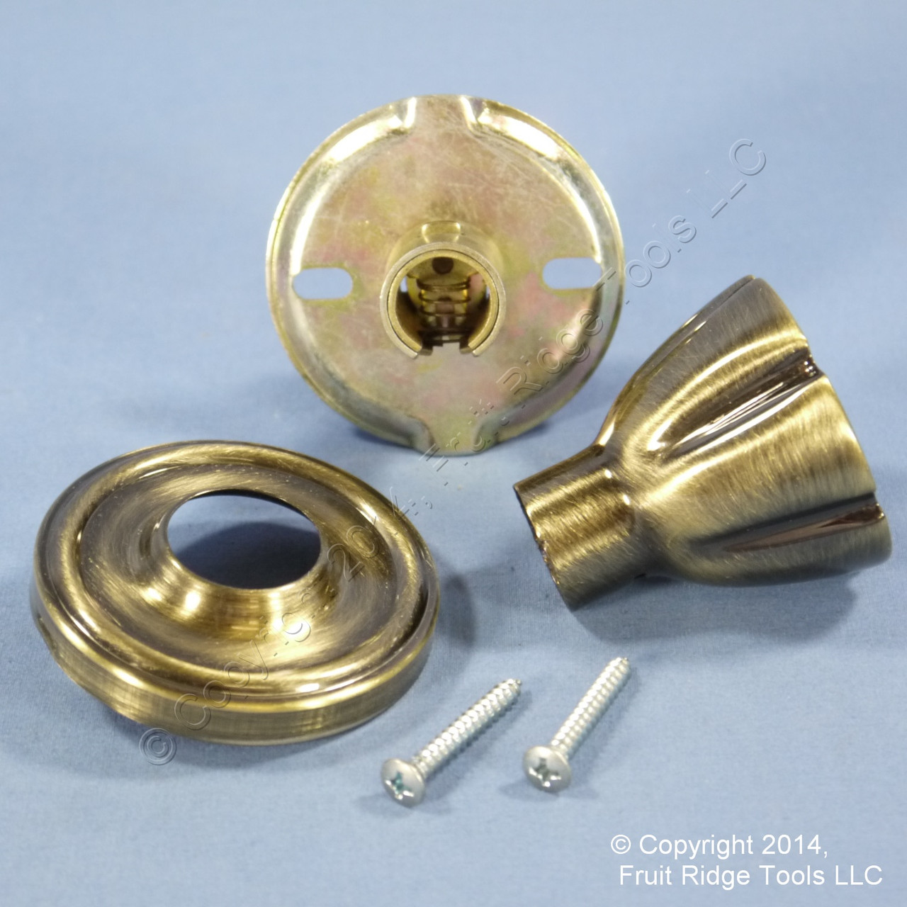 🏠 Weslock Traditonale Eleganti Model 605 Golden Brass Dummy Hall Closet Door Knob - In Stock ...