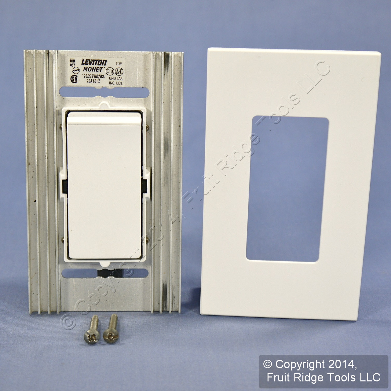 🏠 Leviton White Narrow Fin Monet 4-Way Rocker Switch 20A 120/277V 60Hz ...