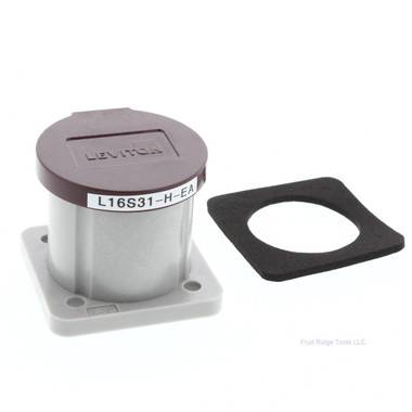 🏠 Leviton 16 Series Brown Panel Mount Housing Plastic Automatic Closing ...