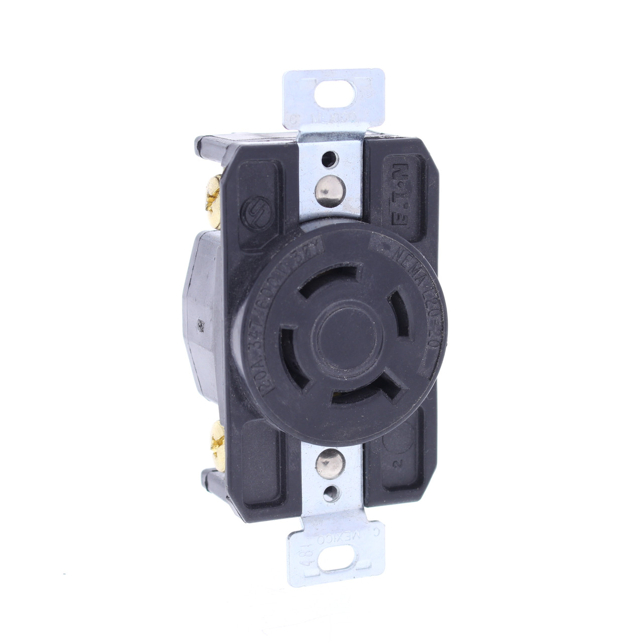 🏠 Eaton Turn Locking Receptacle Twist Outlet NEMA L20-20R 20A 347/600V ...