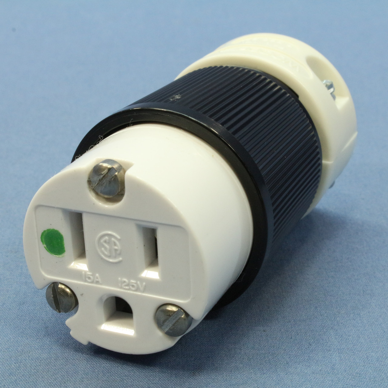 🏠 Daniel Woodhead, Connector, Hospital Grade, 15A 125V, Black Nylon ...