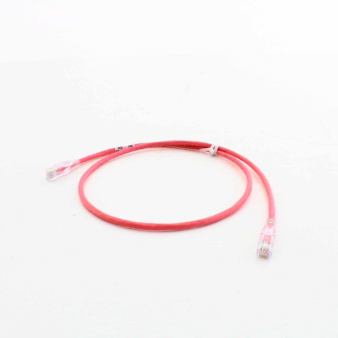 🏠 Hubbell CROSSOVER Patch Cord Cat 5e Pink 3 Ft Ethernet Network Cable ...