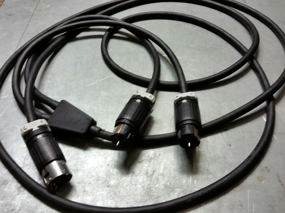 6404H-20 50A 480V Three Phase "Y" Adapter with Hubbell Wiring Devices