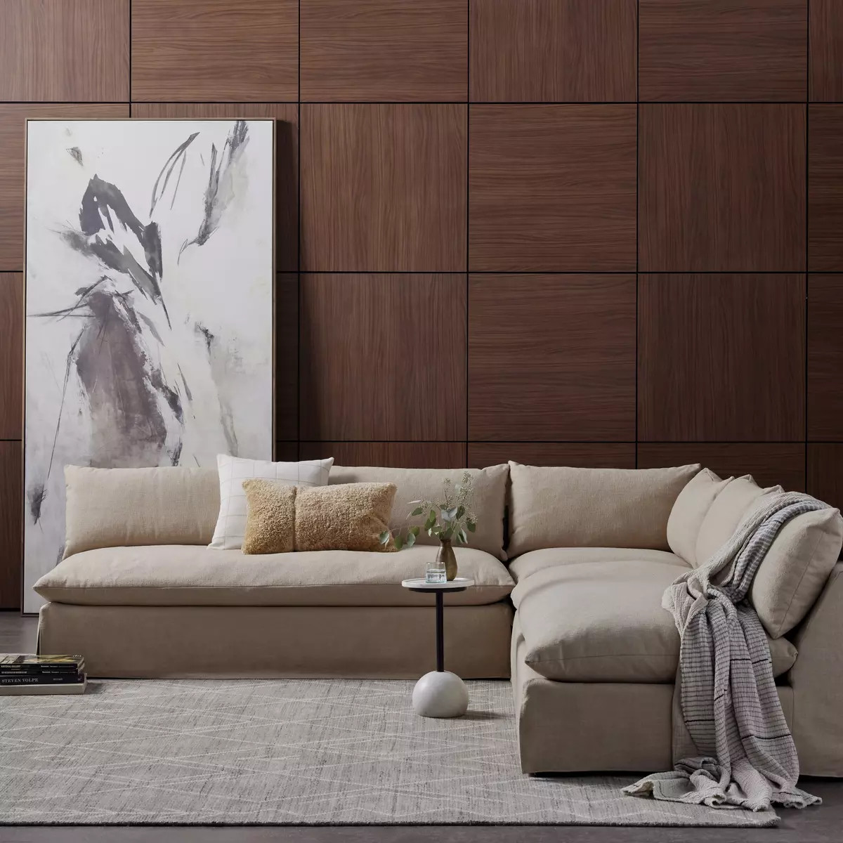 Four hands langham sectional store