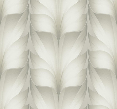 EV3955 - White Lotus Light Stripe Wallpaper - Indoorwallpaper.com