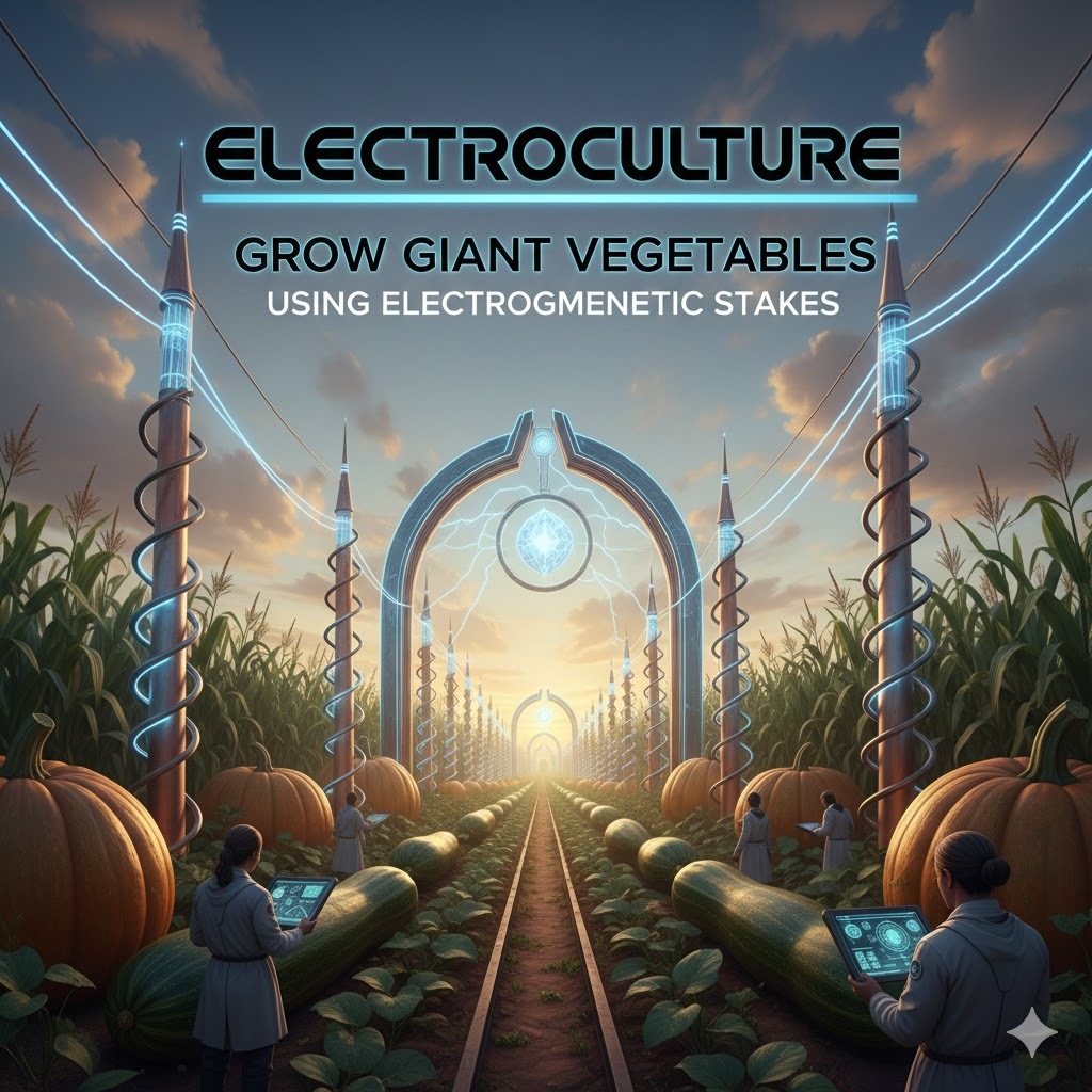 How Electroculture Can Grow Giant Vegetables Using Electrommagenitic ...