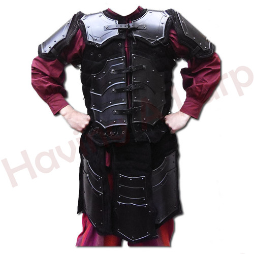 'Fafnir' Brigandine Body, with Pouldrons and Tassets - Having a Larp