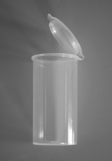 1 1/2 oz Round Hinged Lid Container 1-1/4 x 2-7/16 in. - H-12 ...