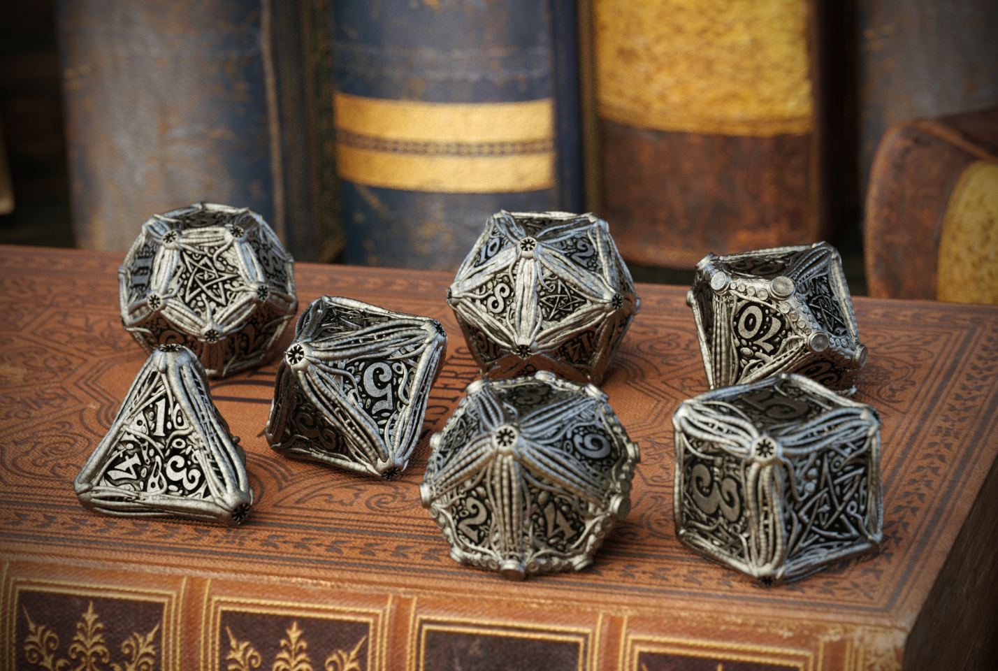 Call of Cthulhu Metal Dice - Coming Soon from Chaosium and Q-Workshop ...