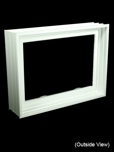 31-7/8 x 23-7/8 Full 8" Jamb PVC Hopper / Awning Windows (NVPC3224W7)