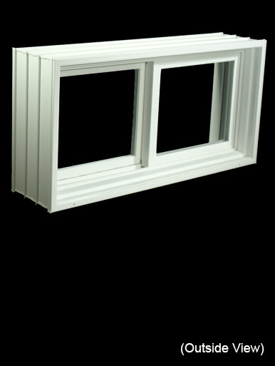 31-7/8 x 15-7/8 Full 8" Jamb PVC Gliding Windows (NVPP3216W7)