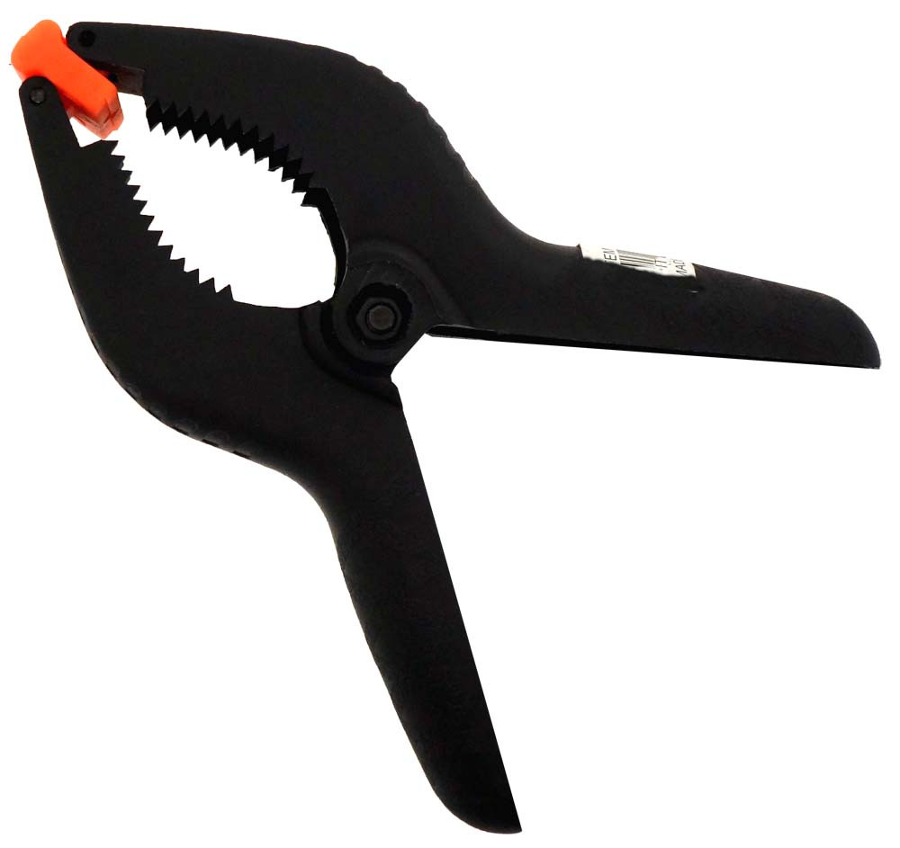 Heavy Duty 6" Nylon Spring Clamp With Pivoting Tips For Adjustable ...