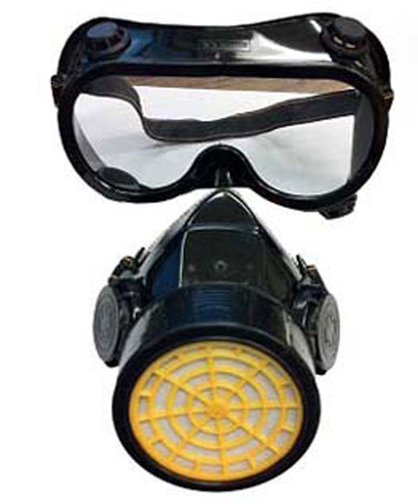 Safety-goggle Respirator-filter 2-piece Set For Non Toxic Use : ( Pack ...