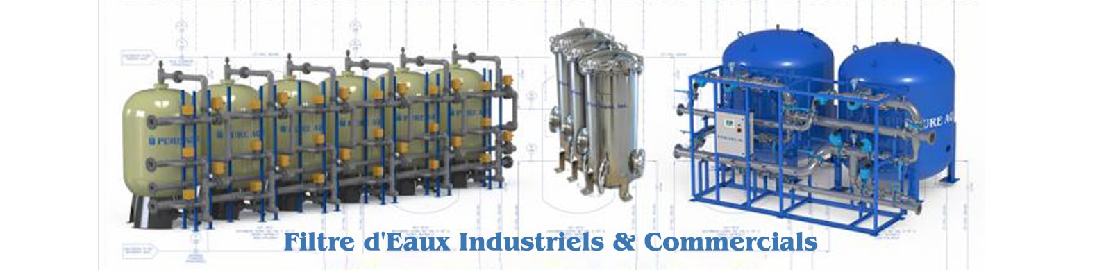 Filtres à eau industriels et commerciaux - Pure Aqua, Inc