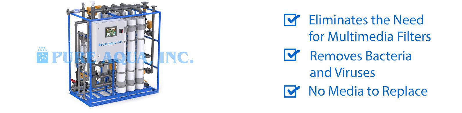 Système d'Ultrafiltration Industrielle UF - Pure Aqua, Inc