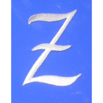 Iron On Patch Applique - Script Red Letter D - PATCHWORK PANDA LLC