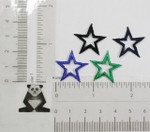 Iron On Patch Applique - Opalescent Decorative Patch Turquoise - PATCHWORK PANDA LLC