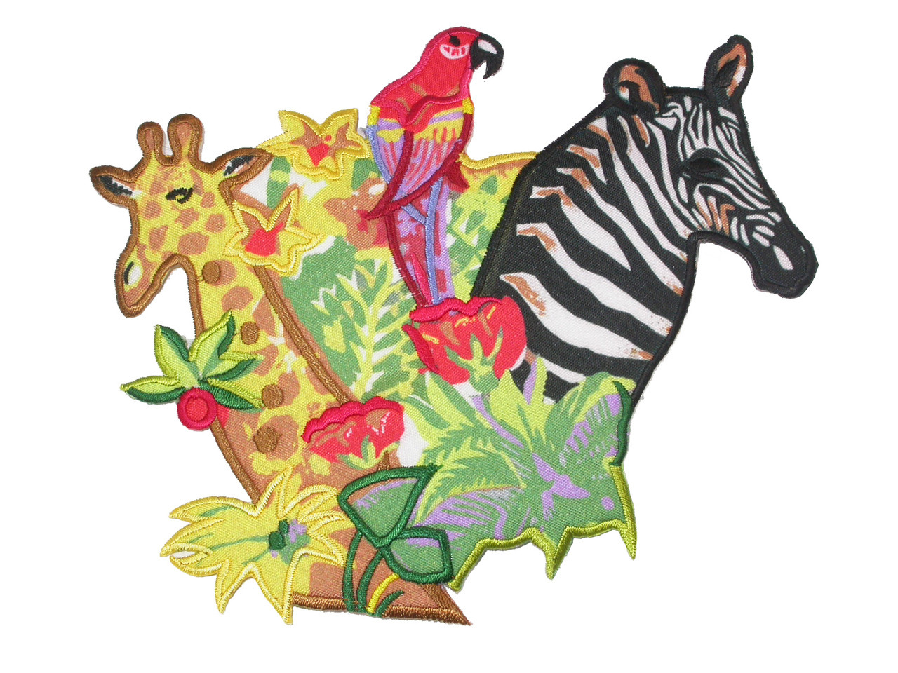 Iron On Patch Applique - Safari Animals Large - PATCHWORK PANDA LLC